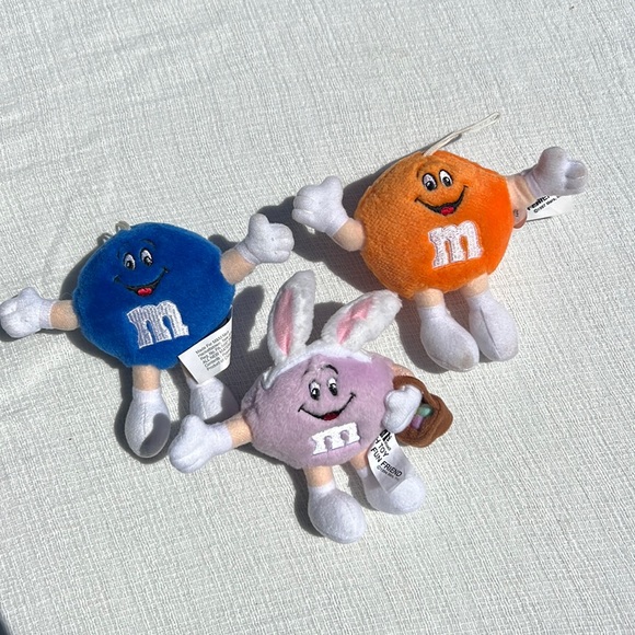 M&M'S | Toys | Three Vintage From The 9s Mms Plush X 3 | Poshmark